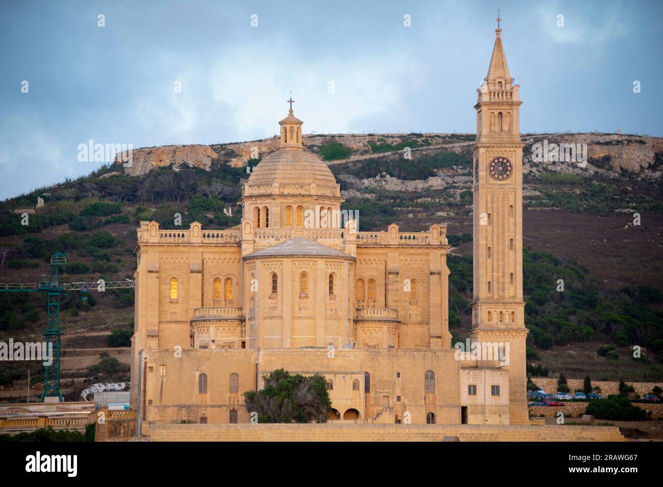 Basilica of the national shrine of the blessed virgin hi-res stock ...