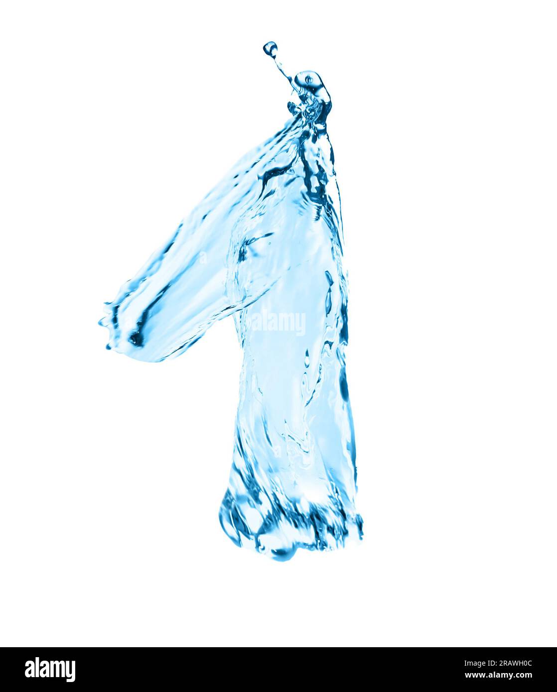 Water number 1 Cut Out Stock Images & Pictures - Alamy