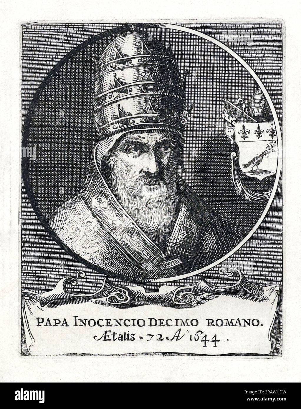 1644 , ROMA , ITALY : The Pope INNOCENZO X ( INNOCENTIUS Pamphili ...