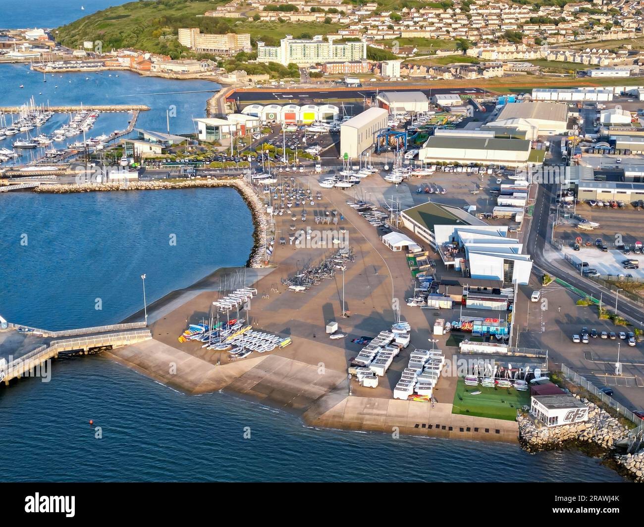 Portland harbour dorset sailing hi-res stock photography and images - Alamy