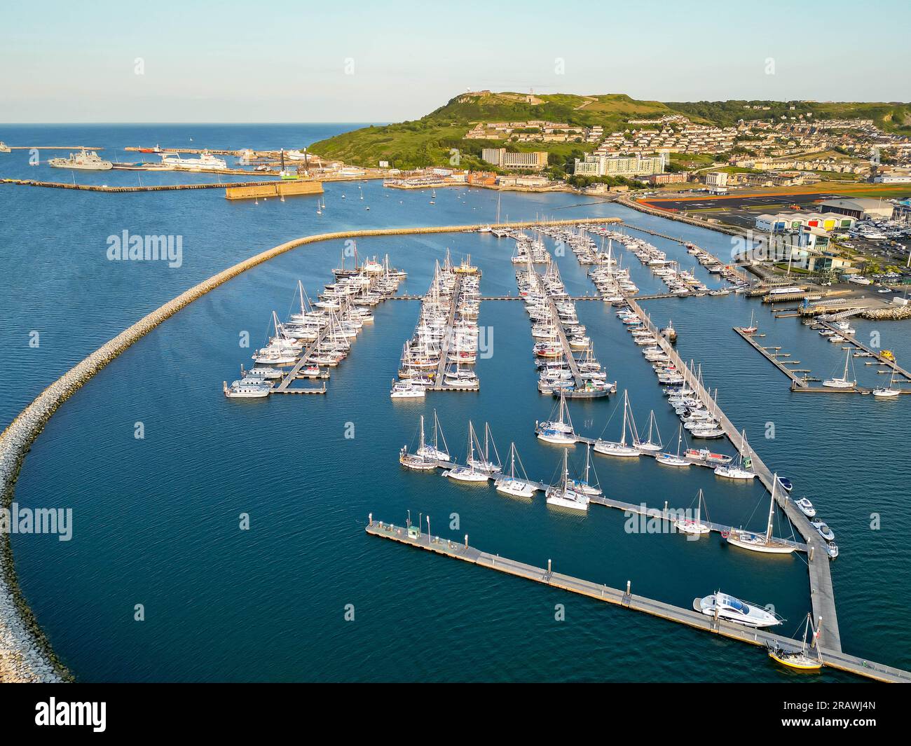 Portland harbour aerial hi-res stock photography and images - Alamy
