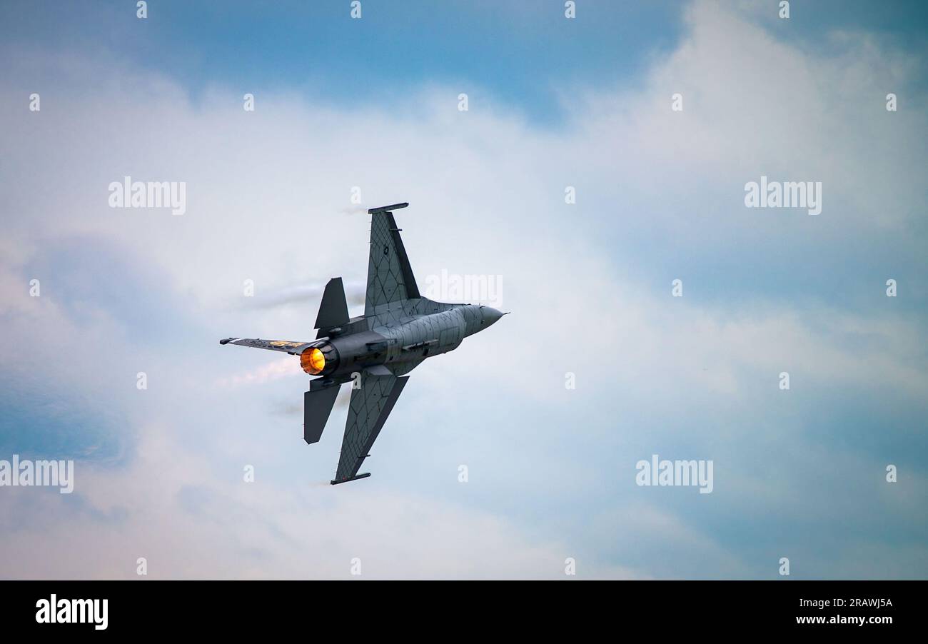 U.S. Air Force Capt. Aimee “Rebel” Fiedler, F-16 Viper Demonstration ...