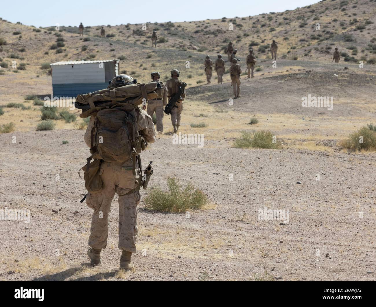 U.S. Marines with 2nd Battalion, 5th Marines, 1st Marine Division ...