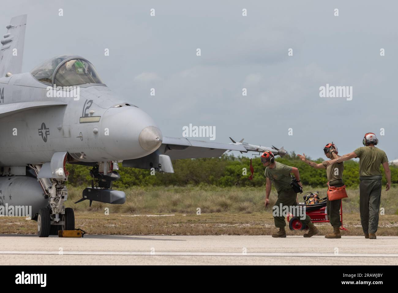 U.S. Marine Corps aviation ordnance systems technicians with Marine All ...