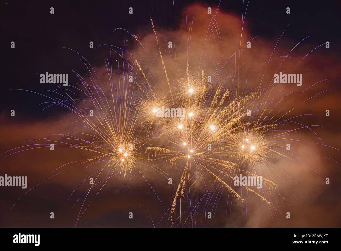 Fireworks flew over the 7th Army Training Command’s Tower Barracks ...