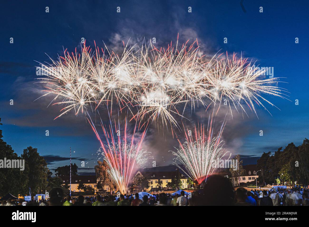 Fireworks flew over the 7th Army Training Command’s Tower Barracks ...