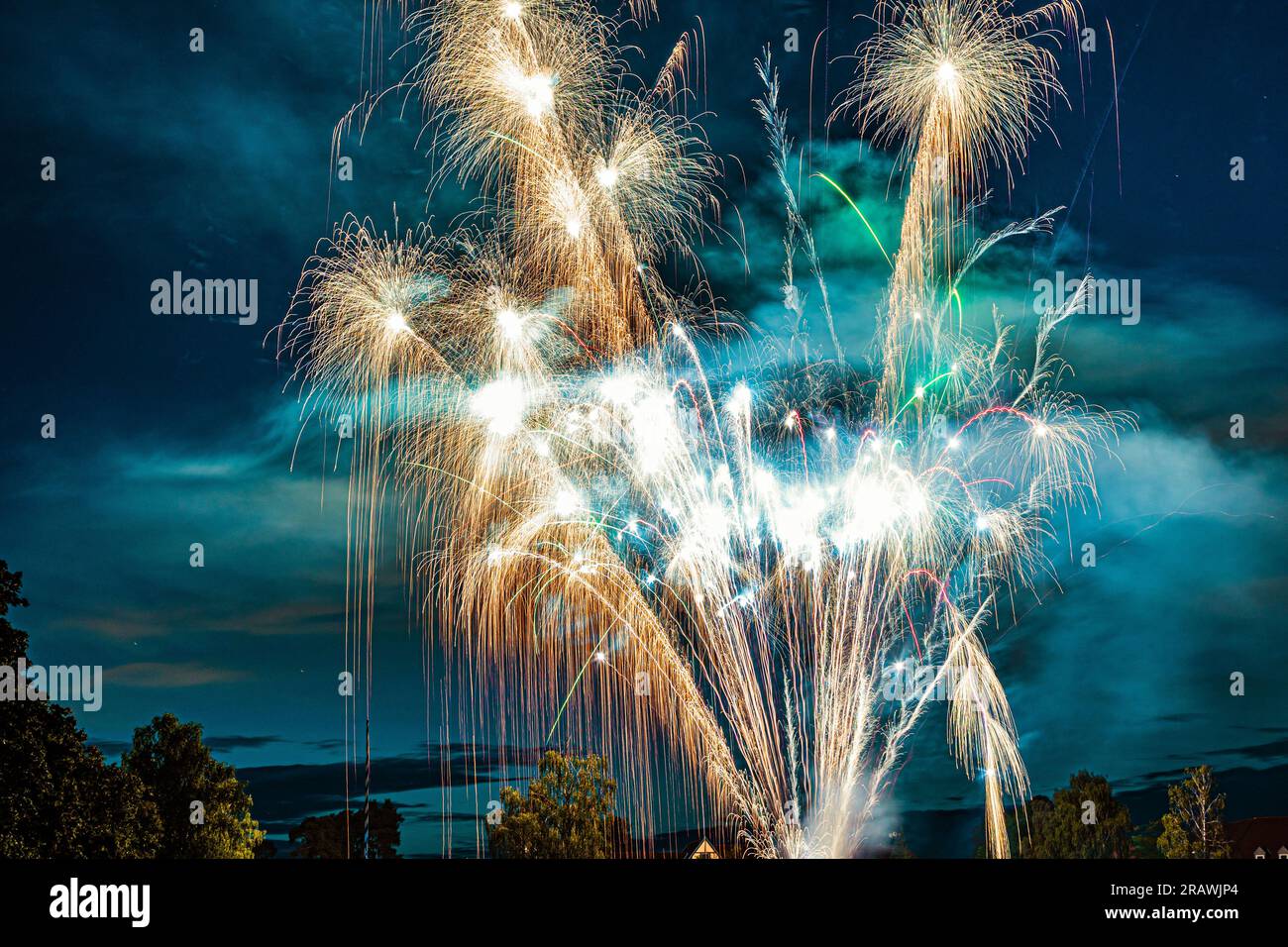 Fireworks flew over the 7th Army Training Command’s Tower Barracks ...