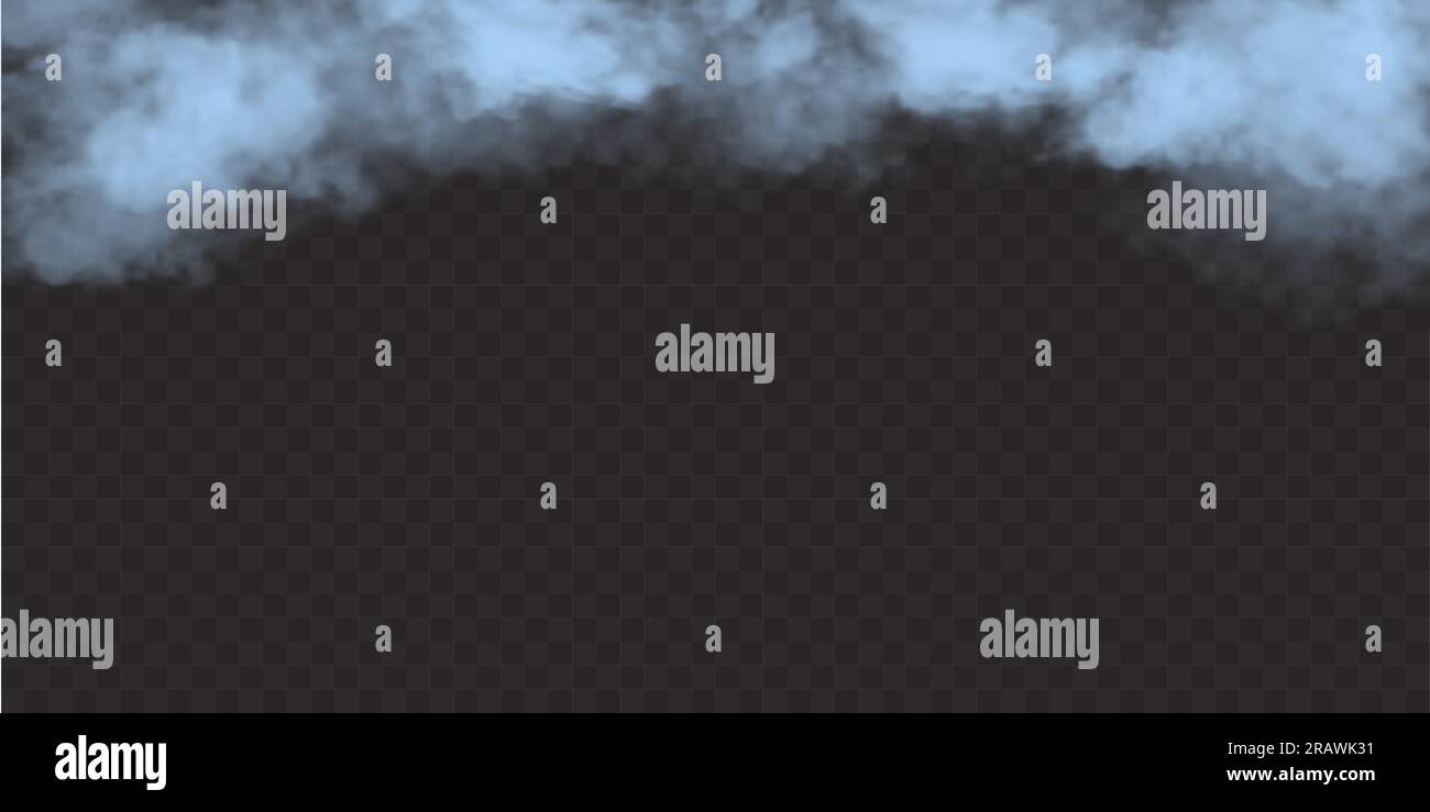 Blue clouds. Vector design element. Frame from natural soft sky ...