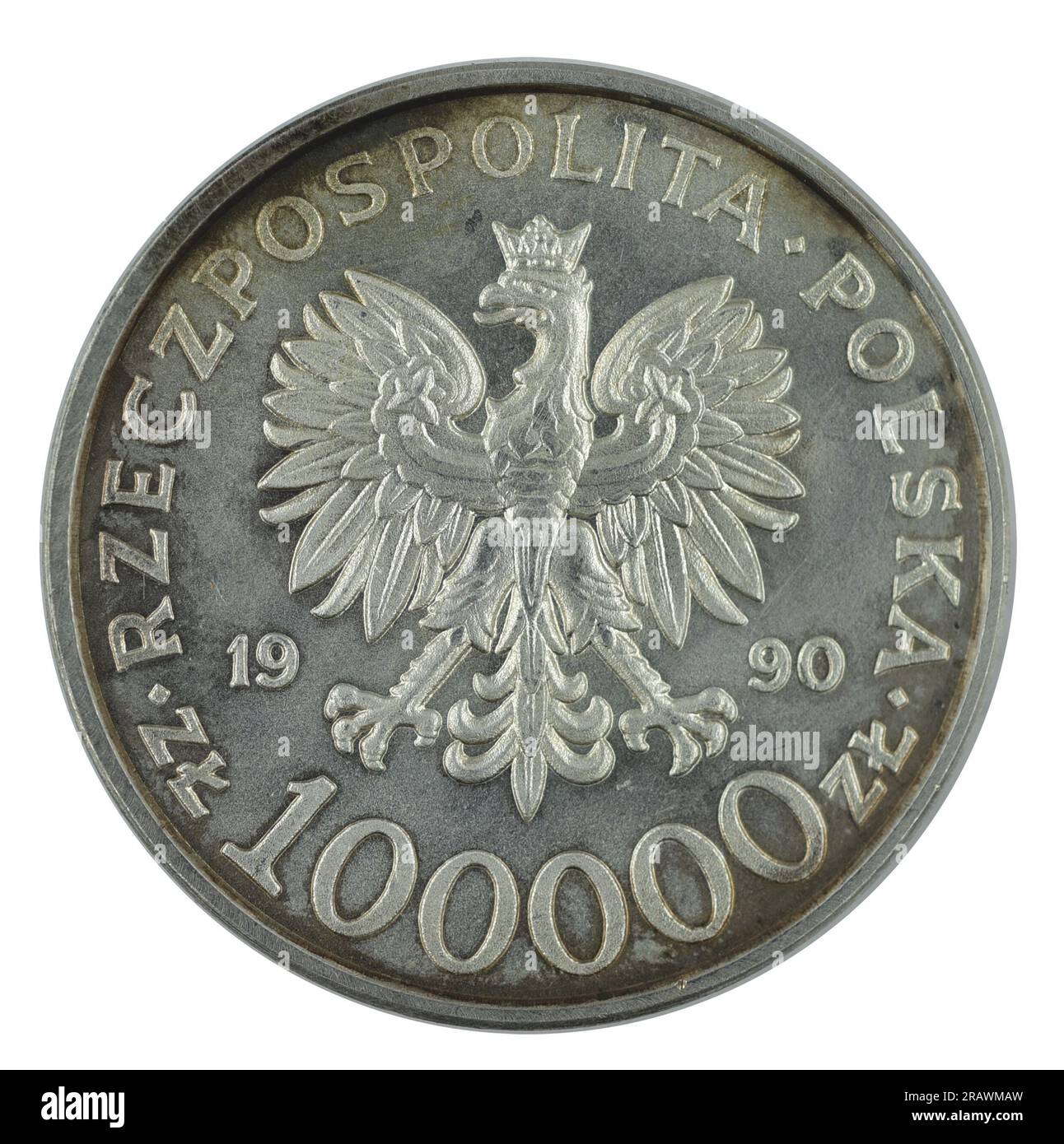 Coin Polish top view close up Stock Photo - Alamy