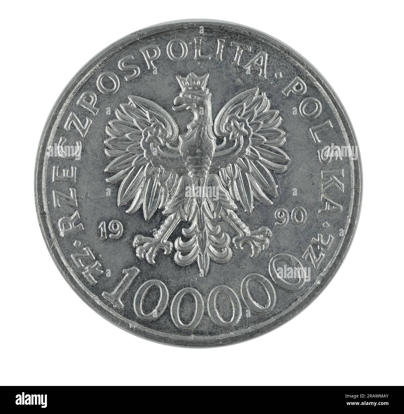 Coin Polish top view close up Stock Photo - Alamy