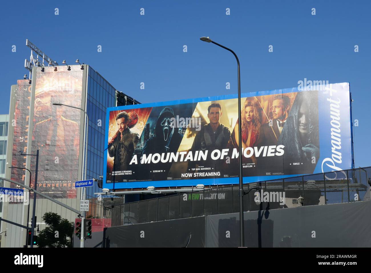 Hollywood, California, USA 4th July 2023 Paramount+ Billboard on July 4 ...