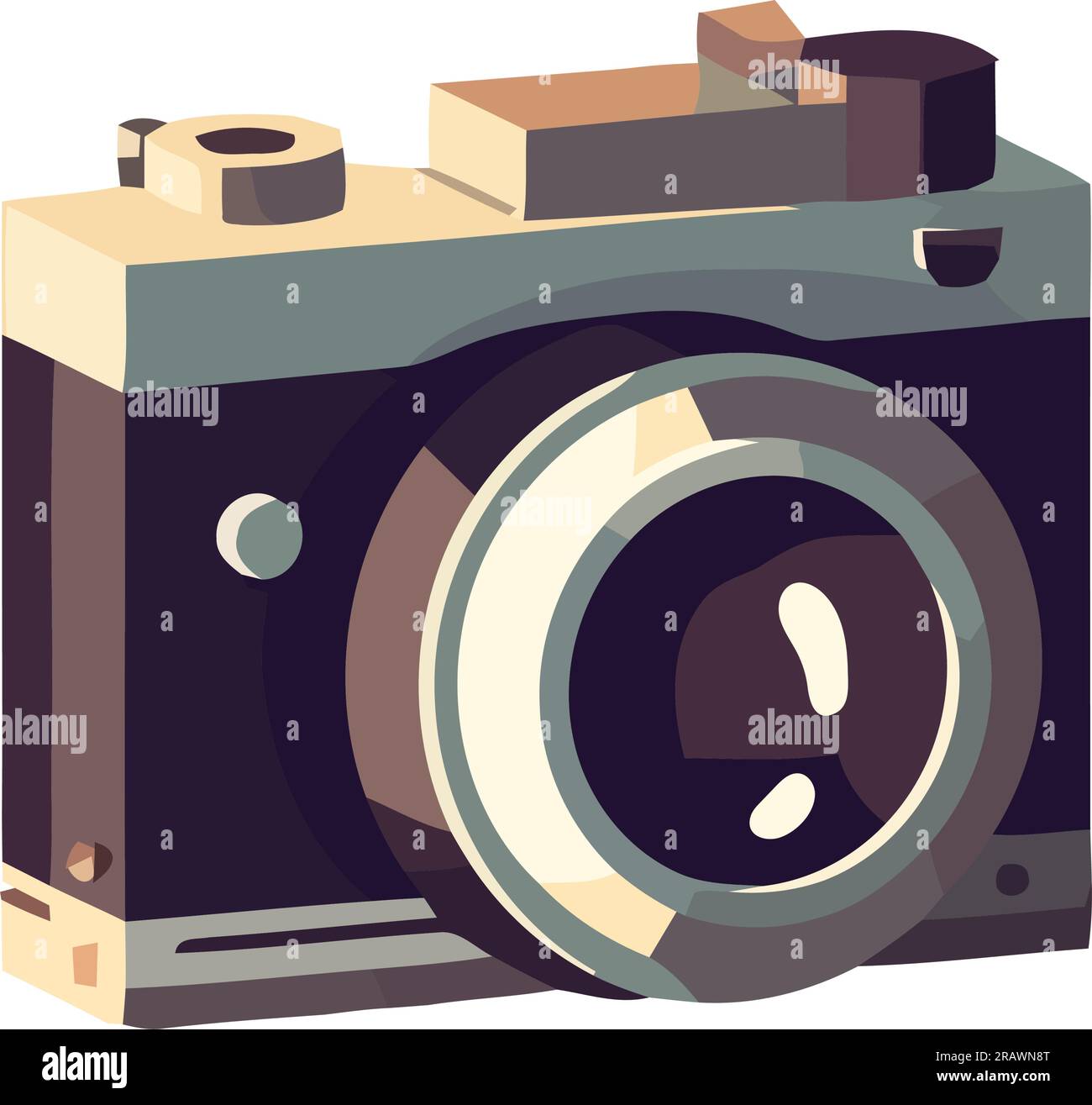 camera equipment captures modern photography Stock Vector Image & Art ...