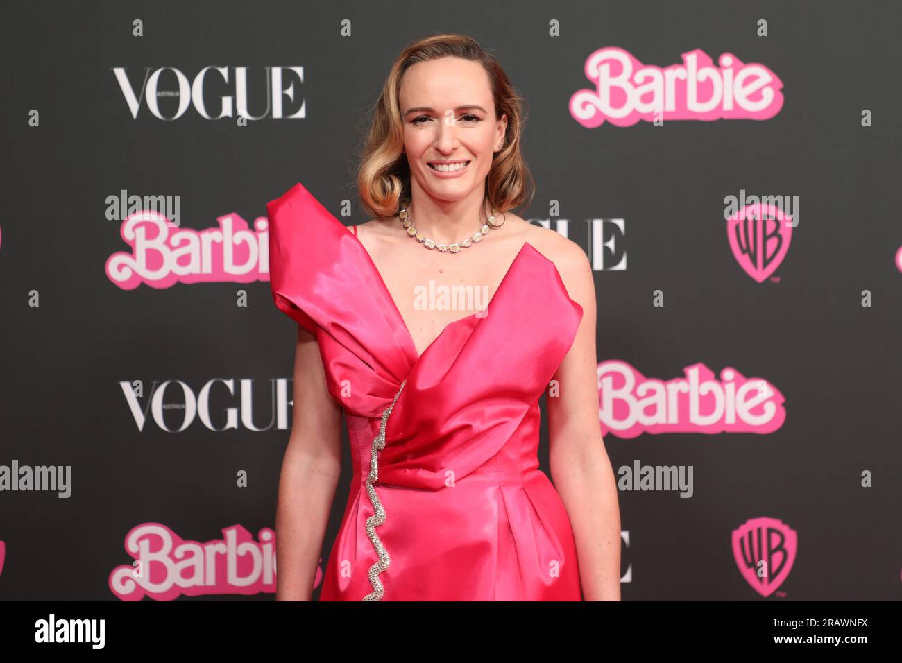 Sydney, Australia. 30th June 2023. Jessica Montague arrives on the pink ...