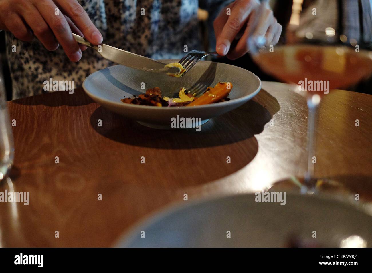 Enjoying lunch At Yellow Vegan food restaurant In Potts Point, Sydney ...