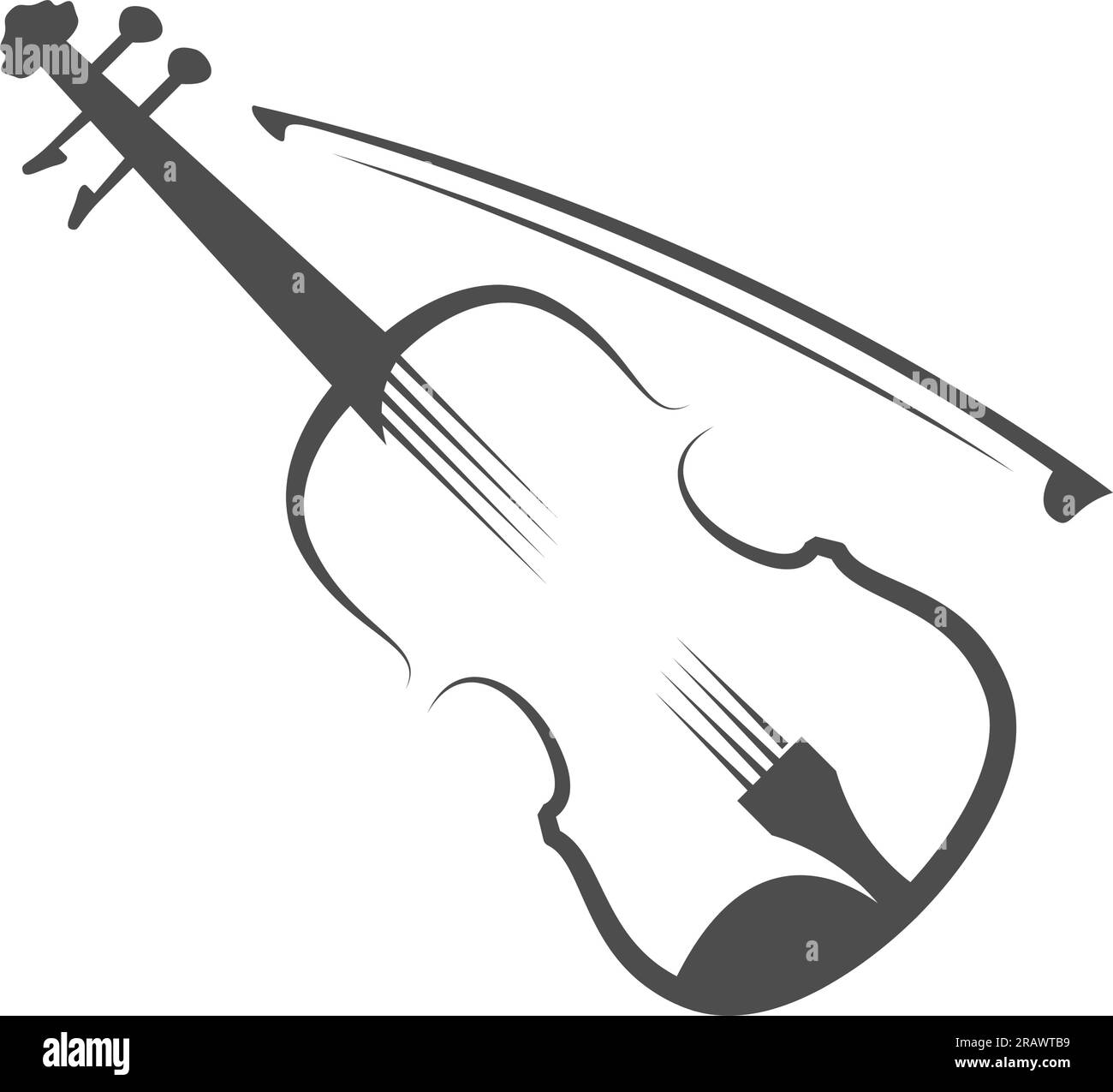 Violin logo icon design illustration Stock Vector Image & Art - Alamy