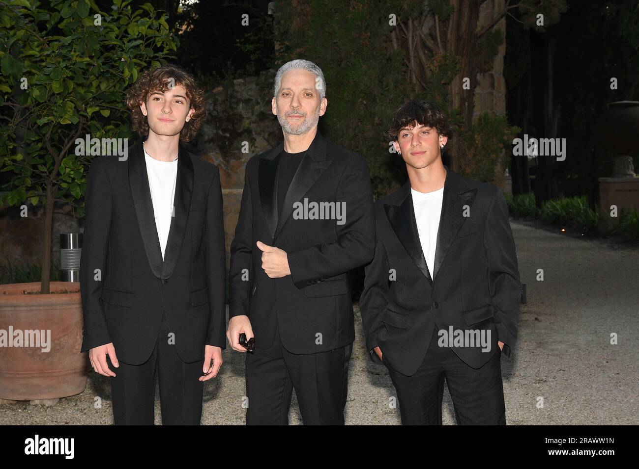 Rome , Villa Massimo Premi " Golden Globe Award 2023 " , In the photo ...