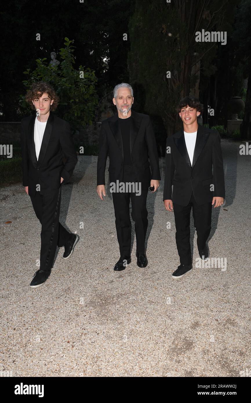 Rome , Villa Massimo Premi " Golden Globe Award 2023 " , In the photo ...
