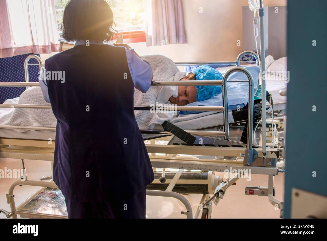 African hospital patient uk hi-res stock photography and images - Alamy