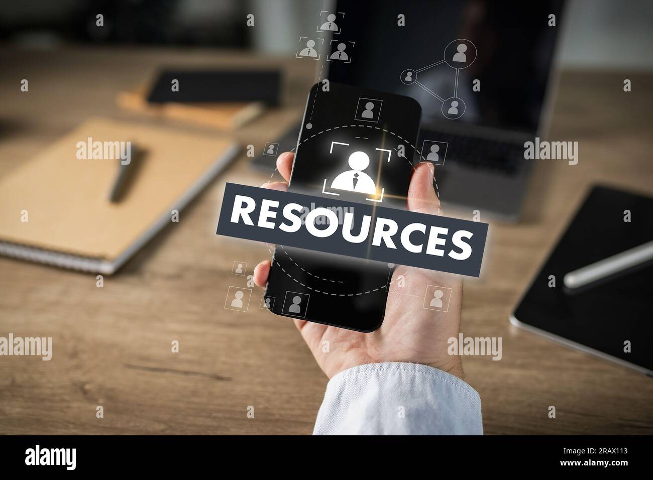 Resources concept crm Human Resources and Management Business Person ...