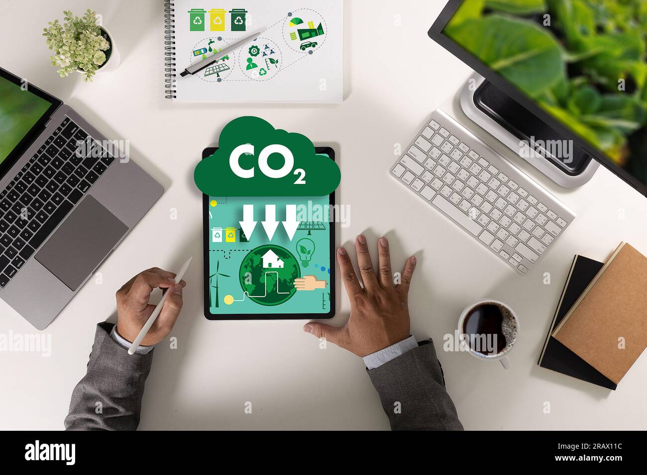 CO2 emissions and carbon reduction Global warming and climate change in ...