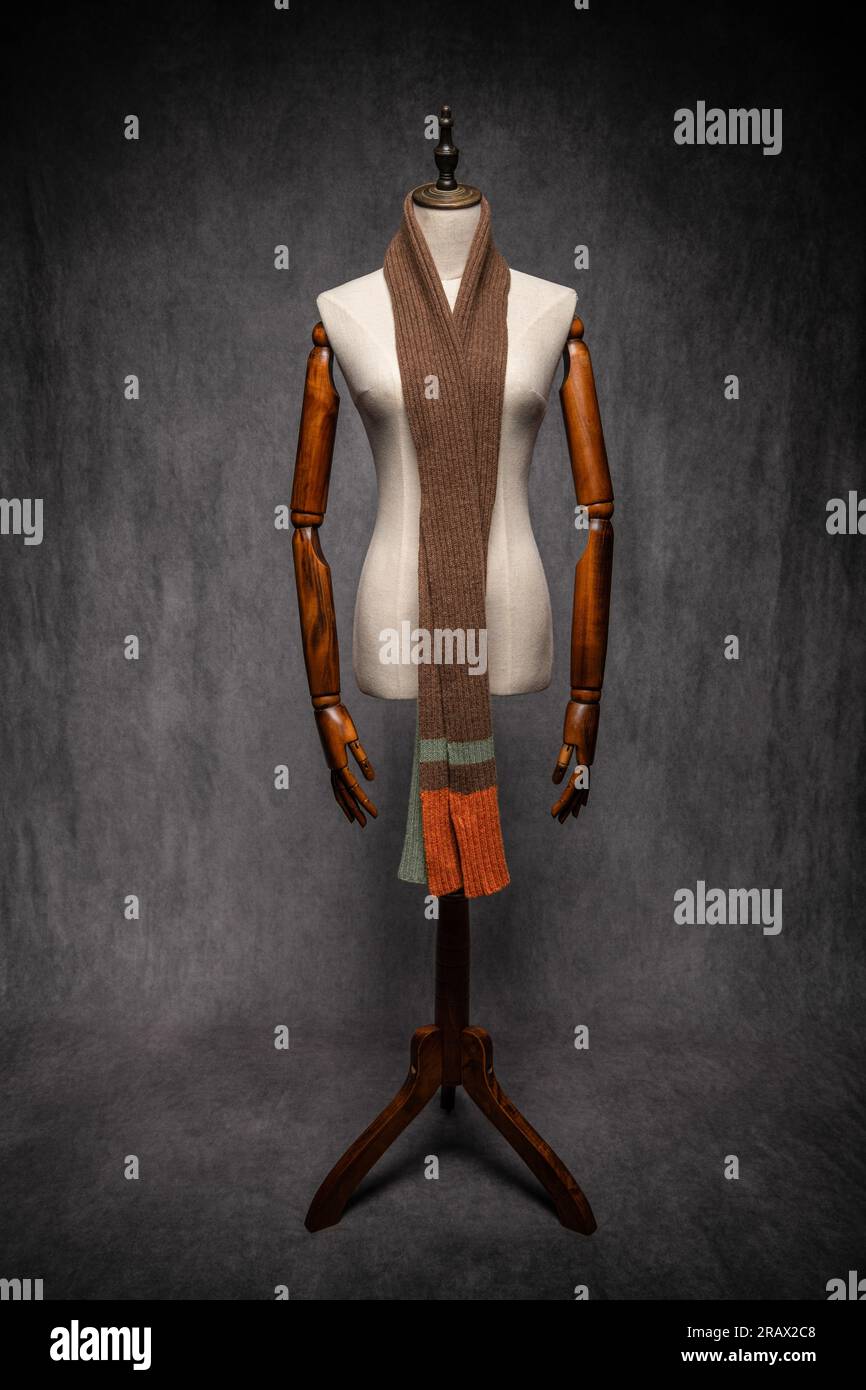 Wooden female dressmakers mannequin, retro style with arms and ...