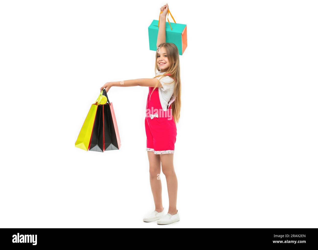 image of teen girl with shopping bag. teen girl with shopping bag ...