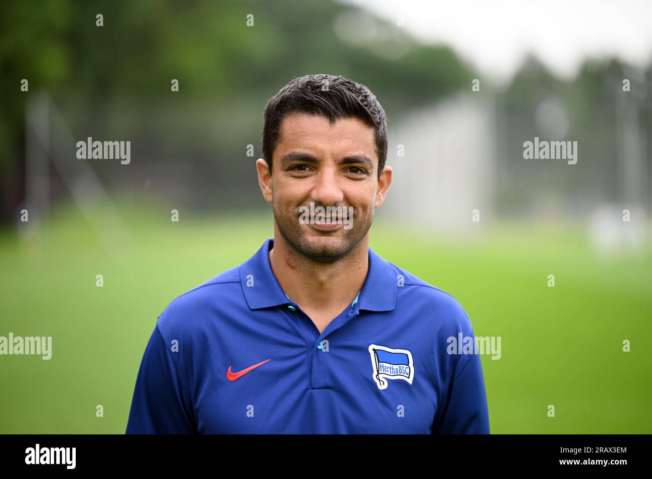 Berlin, Germany. 05th July, 2023. Soccer: 2. Bundesliga, photo session, Hertha BSC on the ...