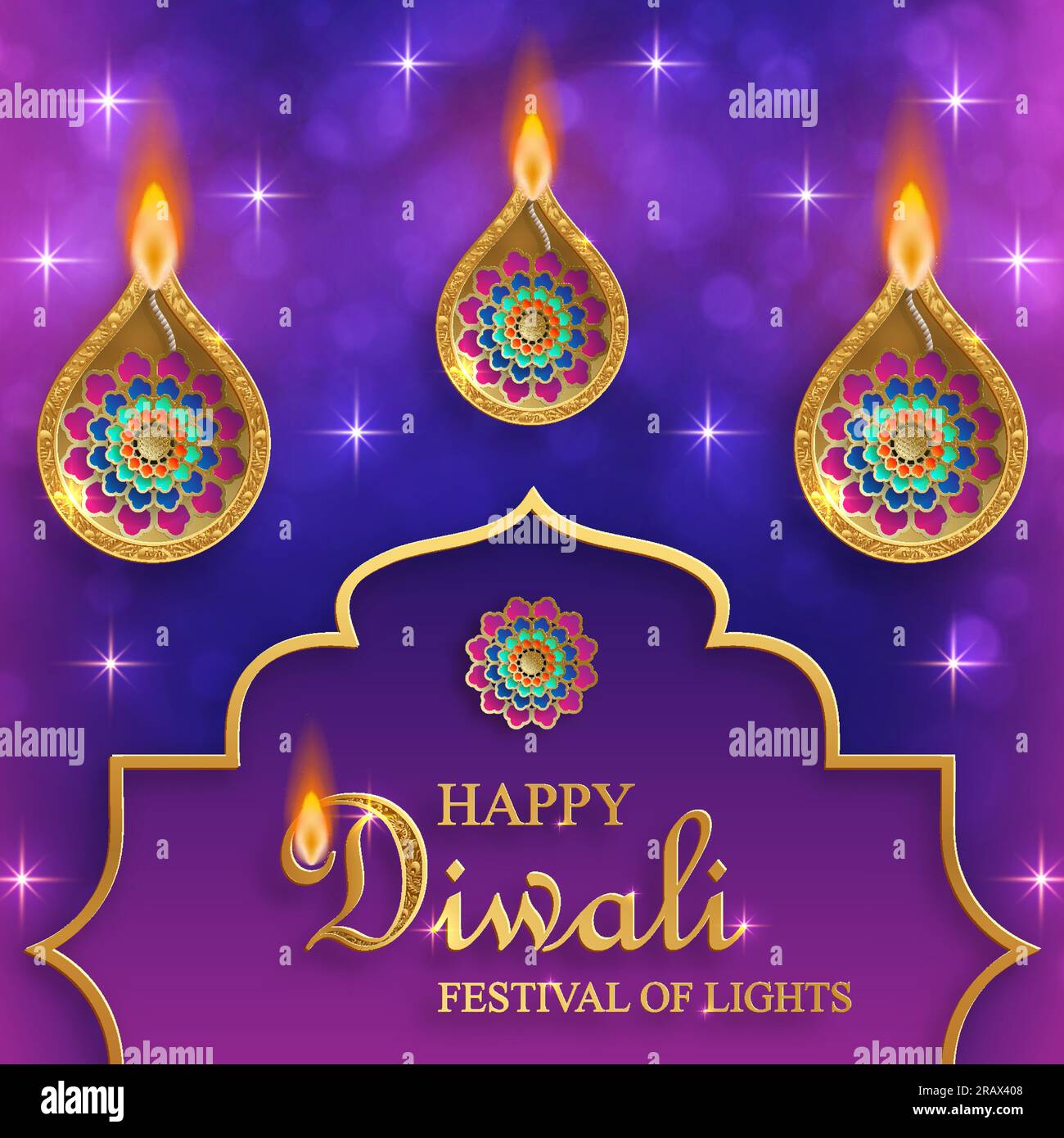 Happy Diwali vector illustration. Festive Diwali and Deepawali card ...