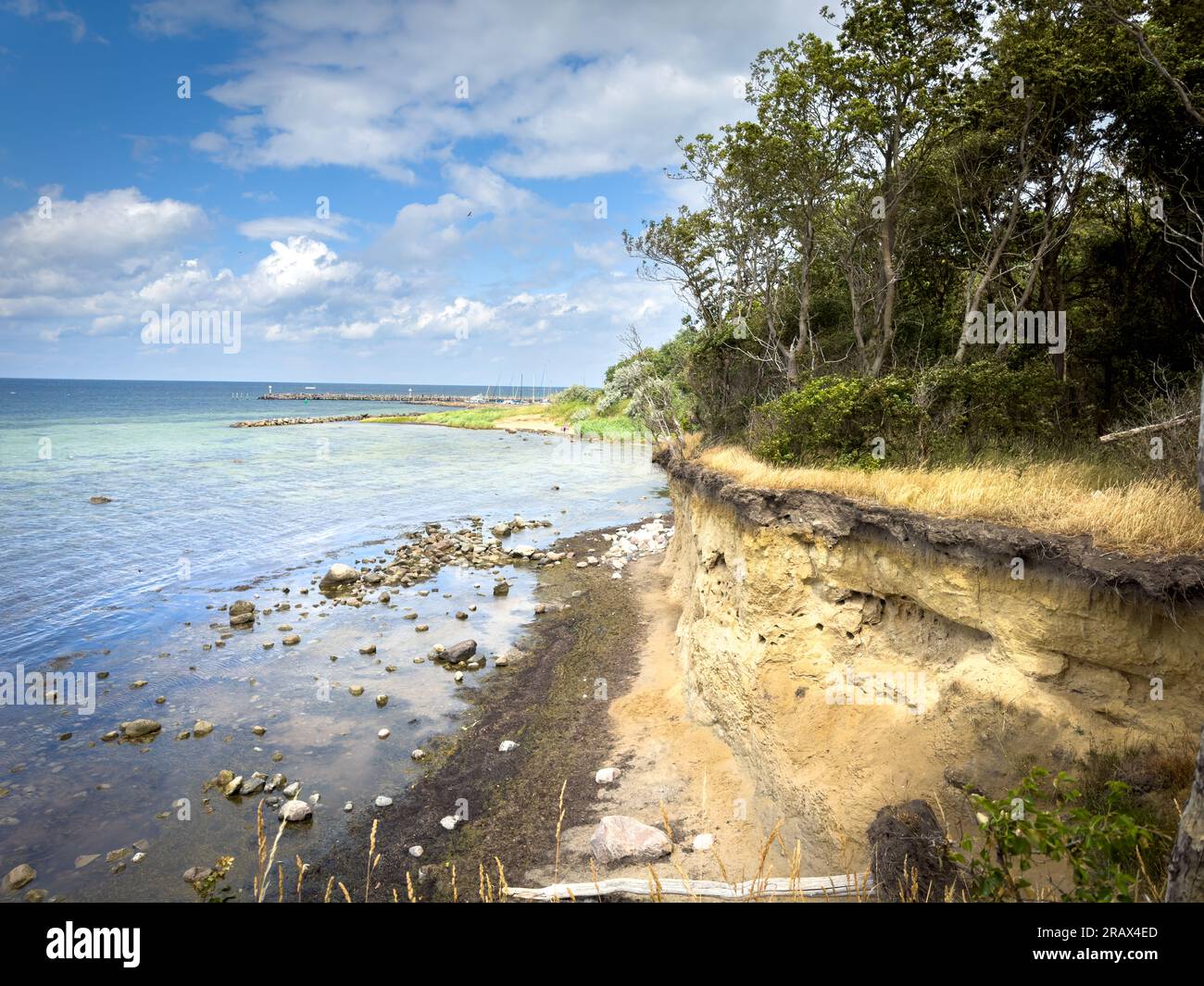 the small cliff in Timmendorf on the island of Poel Stock Photo - Alamy