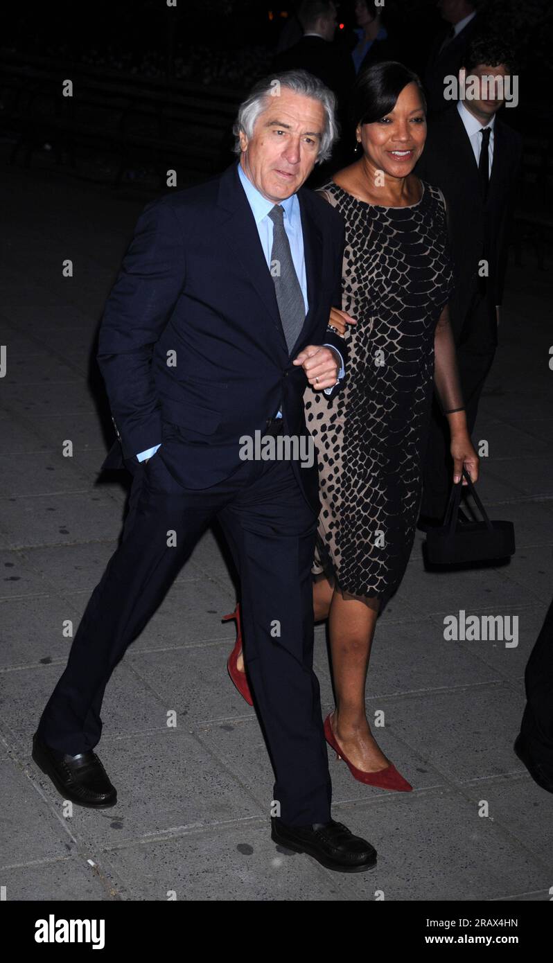 NEW YORK, NY - APRIL 17: Robert De Niro Grace Hightower attends the ...