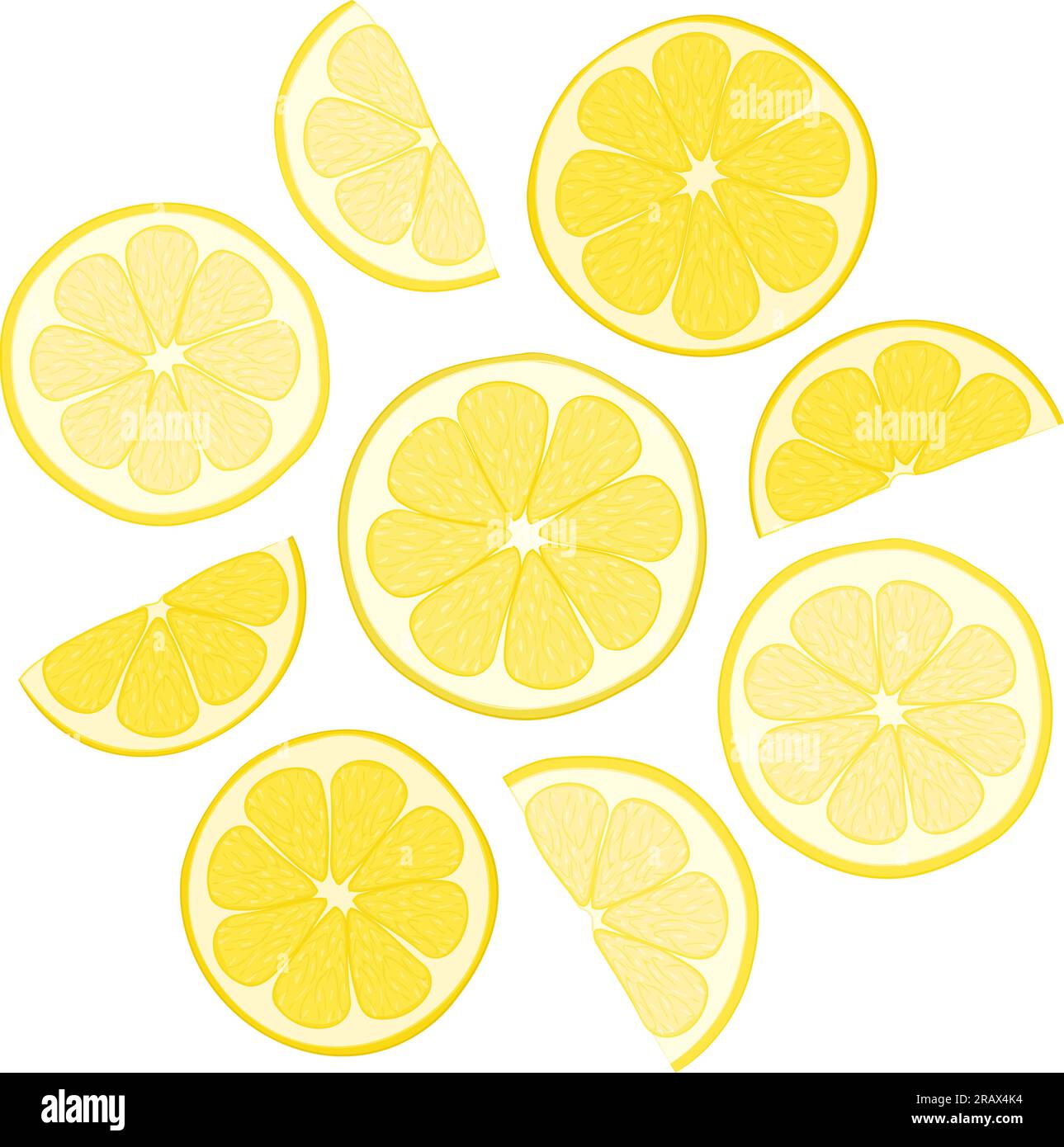 Lemon Wedge Illustration