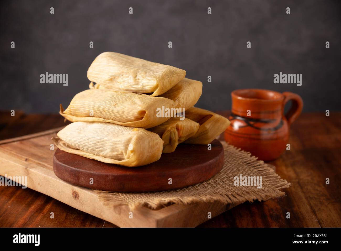 Tamales. Prehispanic dish typical of Mexico and some Latin American ...
