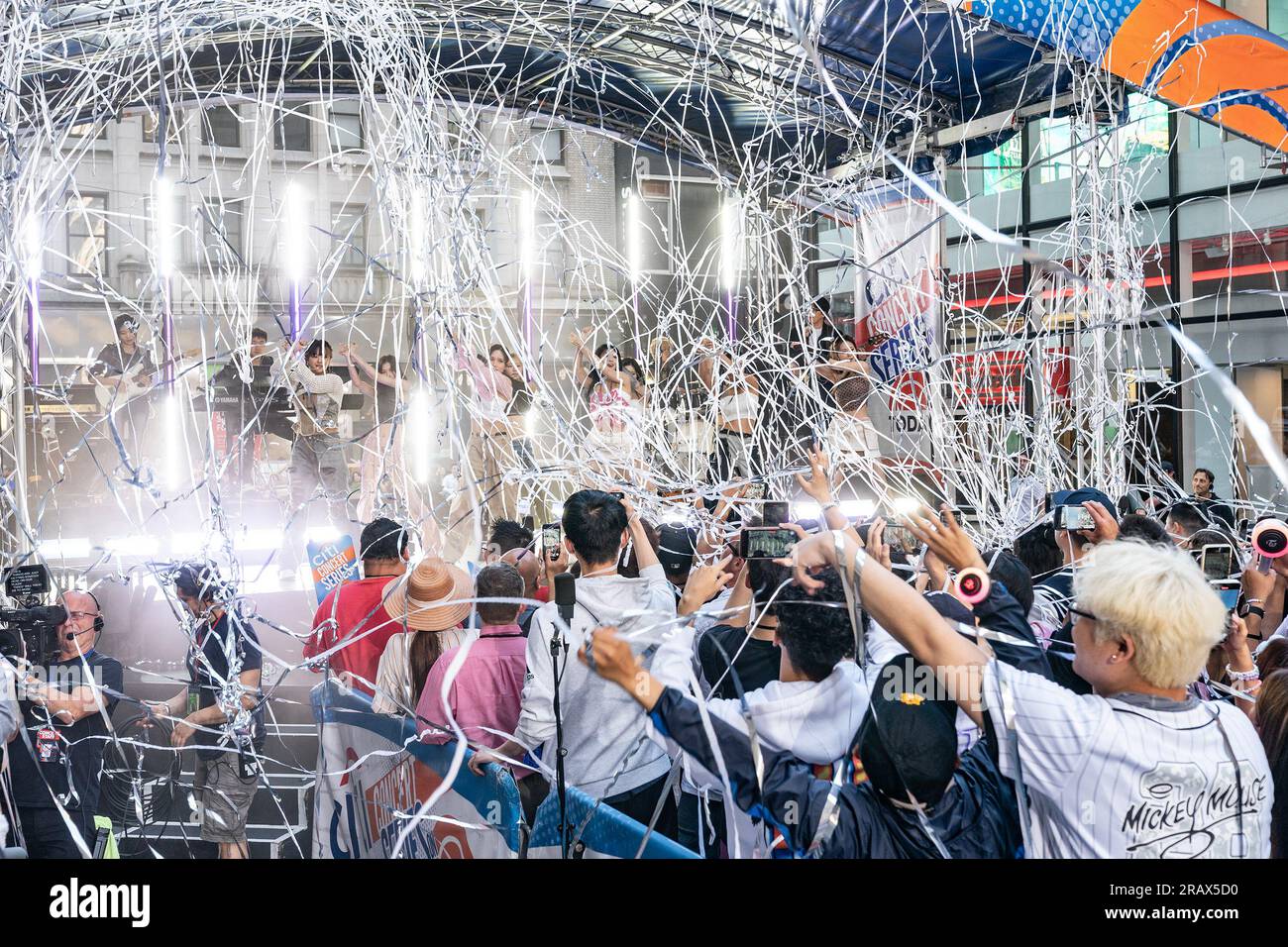 New York, United States. 05th July, 2023. K-POP South Korean all girl ...