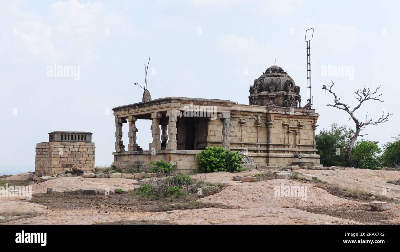 View of Mountain Murugan Temple, Kudumiyanmalai, Pudukottai, Tamilnadu ...