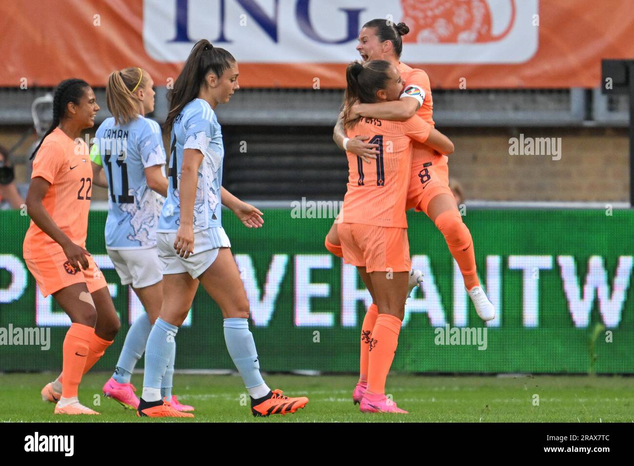 Kerkrade, Netherlands. 02nd July, 2023. Sherida Spitse (8) of ...