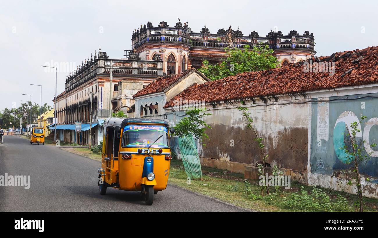 Traditional Chettinad palatial mansions Kanadukathan, Pudukottai ...