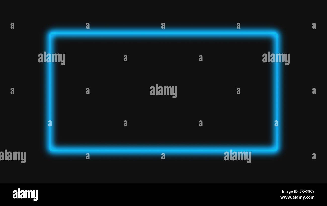 Defocused glowing frame neon hi-res stock photography and images - Alamy