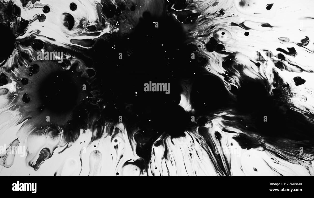 Spreading ink Black and White Stock Photos & Images - Alamy