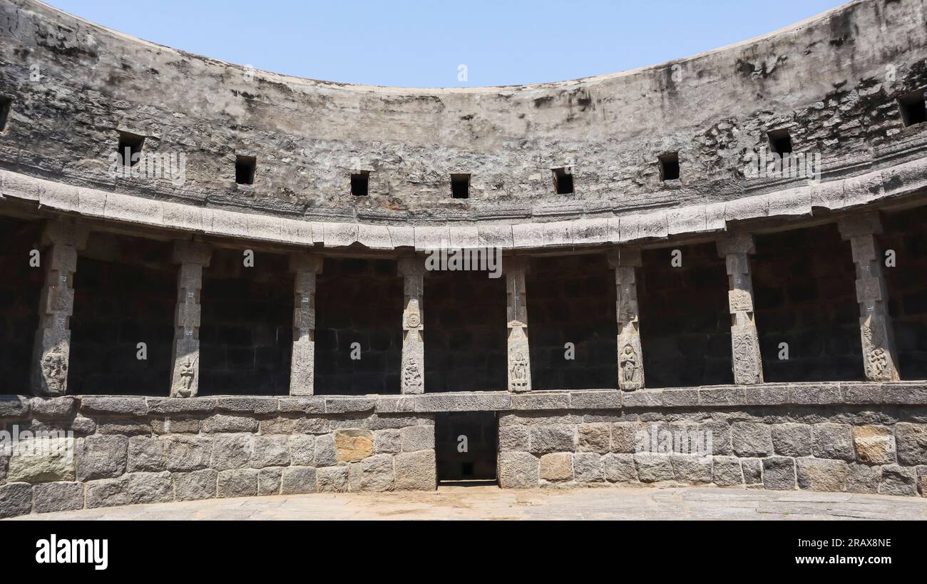 View of Pondichery gate entrance to Gingee Fort, Gingee, Villupuram ...