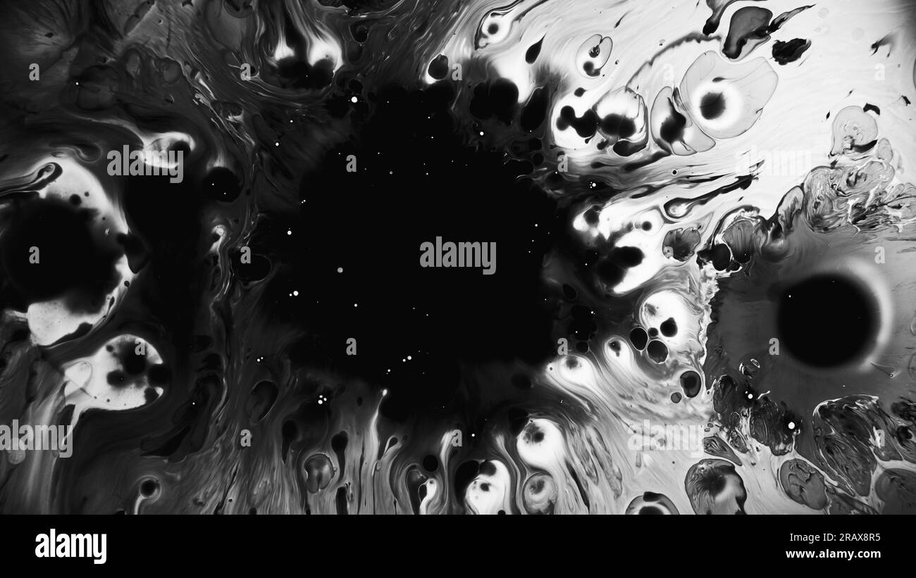 Spreading ink Black and White Stock Photos & Images - Alamy