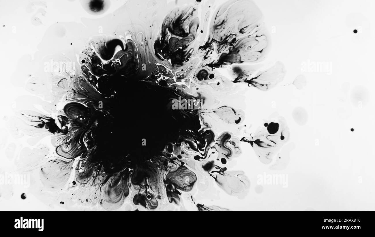 Spreading ink Black and White Stock Photos & Images - Alamy