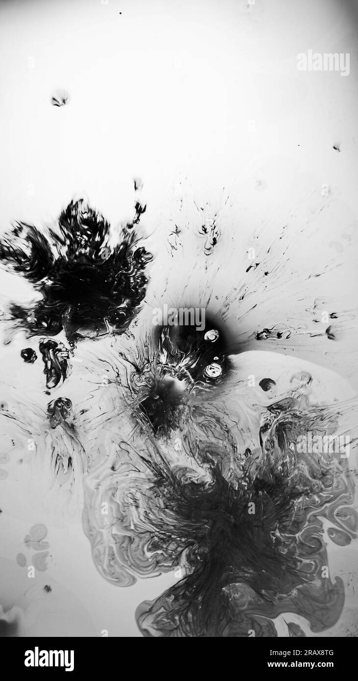 Spreading ink Black and White Stock Photos & Images - Alamy