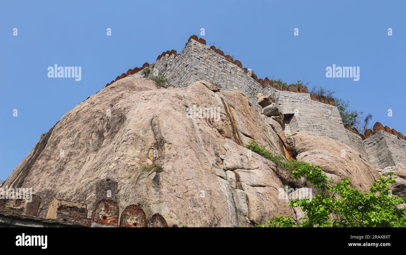 Fortress Built on the Rock hill, Gingee Fort, Villupuram, Tamilnadu ...