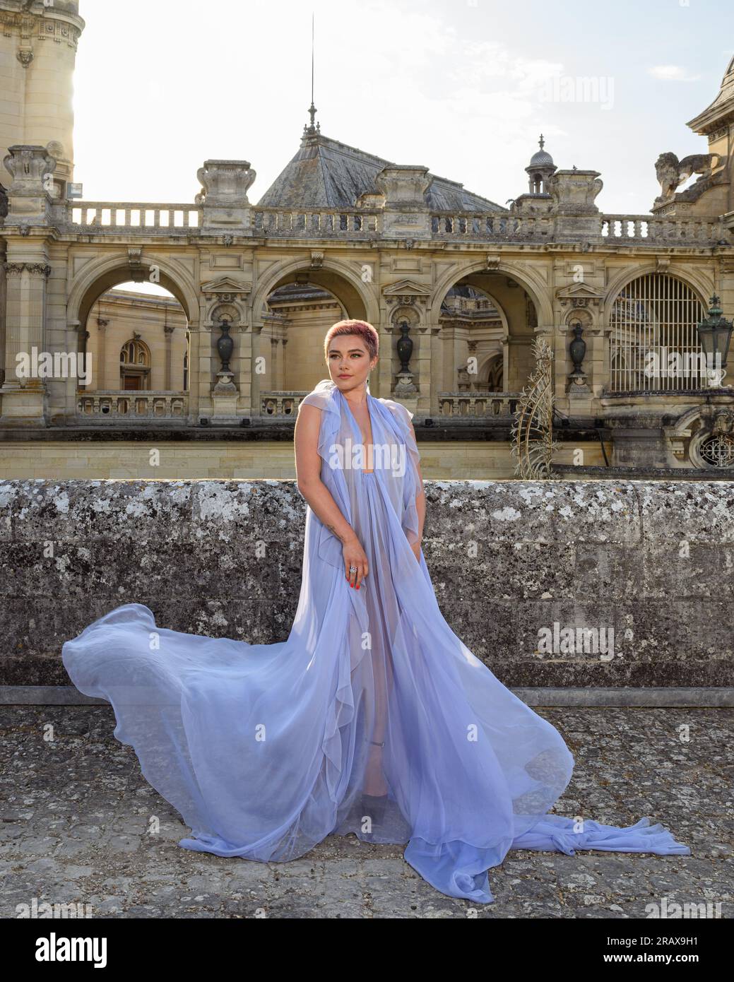 Florence Pugh Paris Haute Couture Women F/W 23-24 Valentino - Backdrop ...