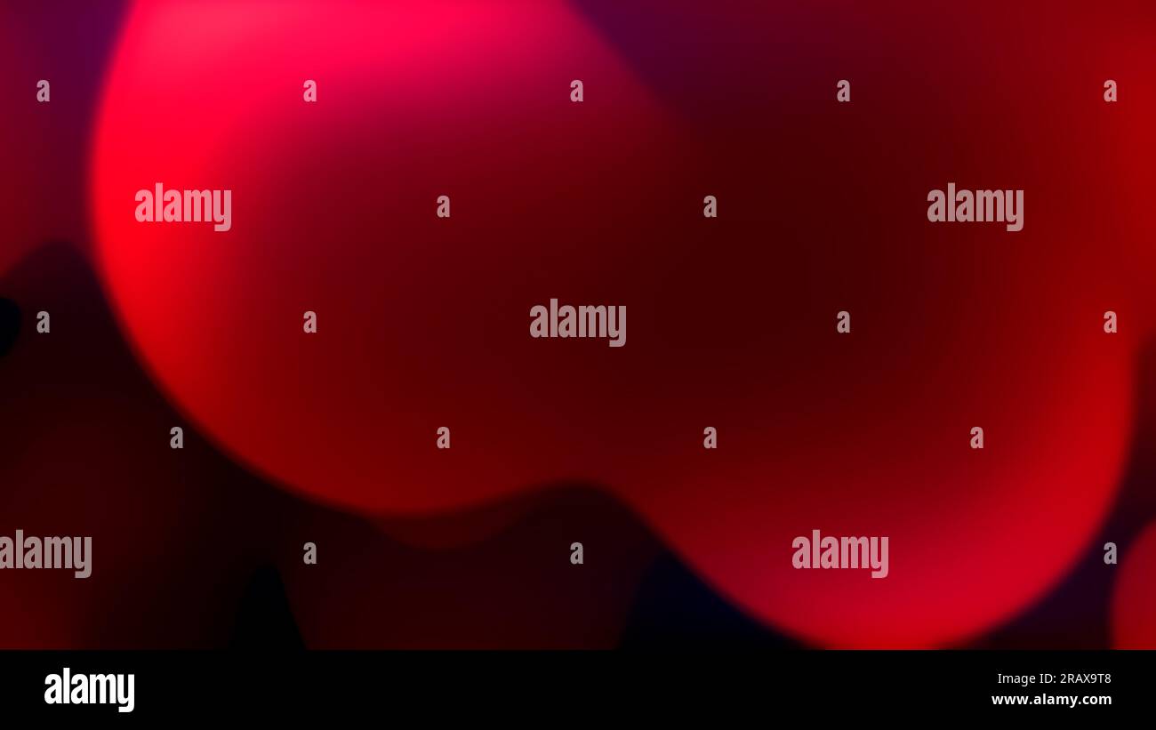 red slime bland fluid with particles - dark bokeh bg - abstract 3D ...