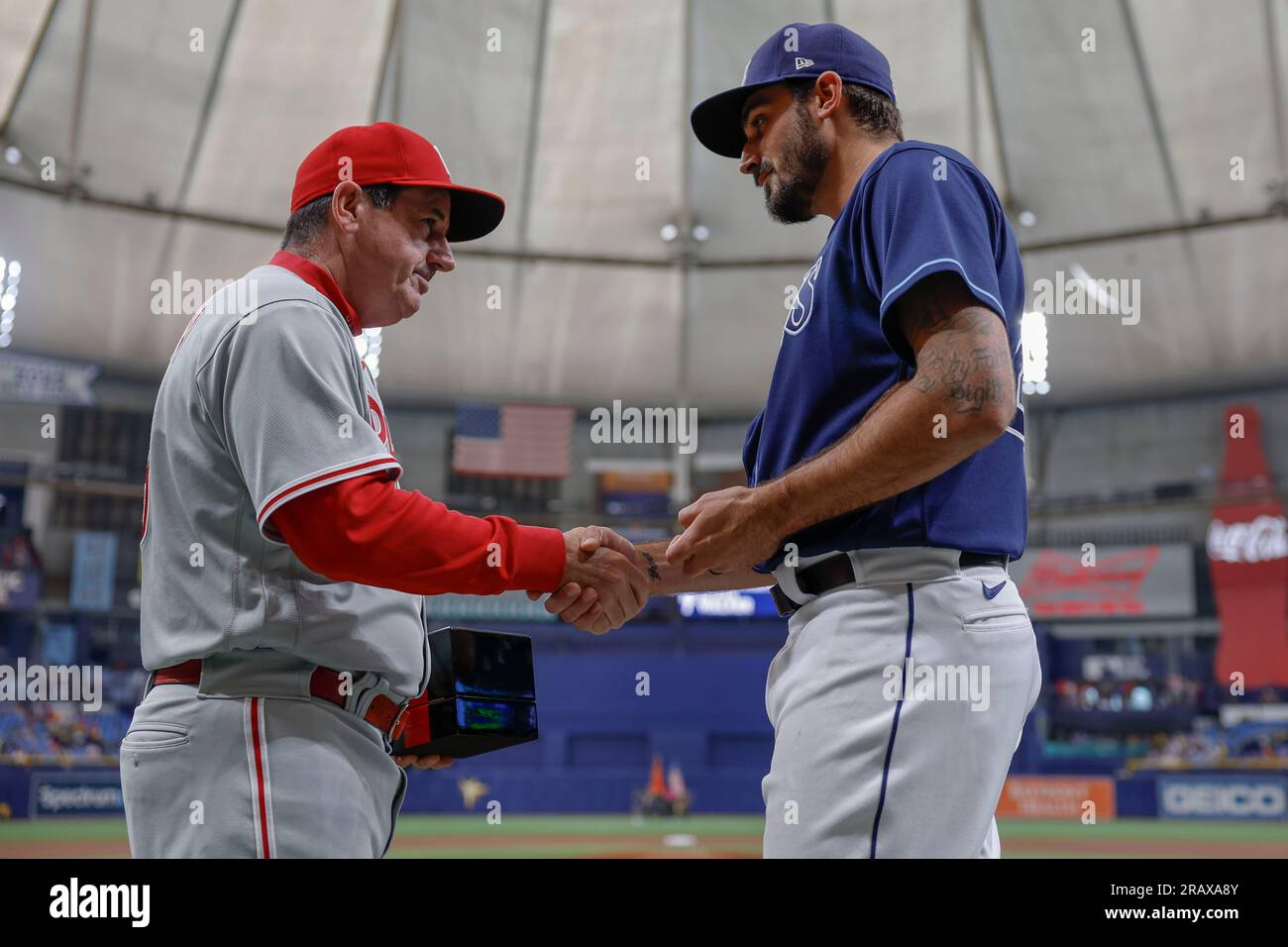 St. Petersburg, FL USA; Philadelphia Phillies manager Rob Thomson (59 ...