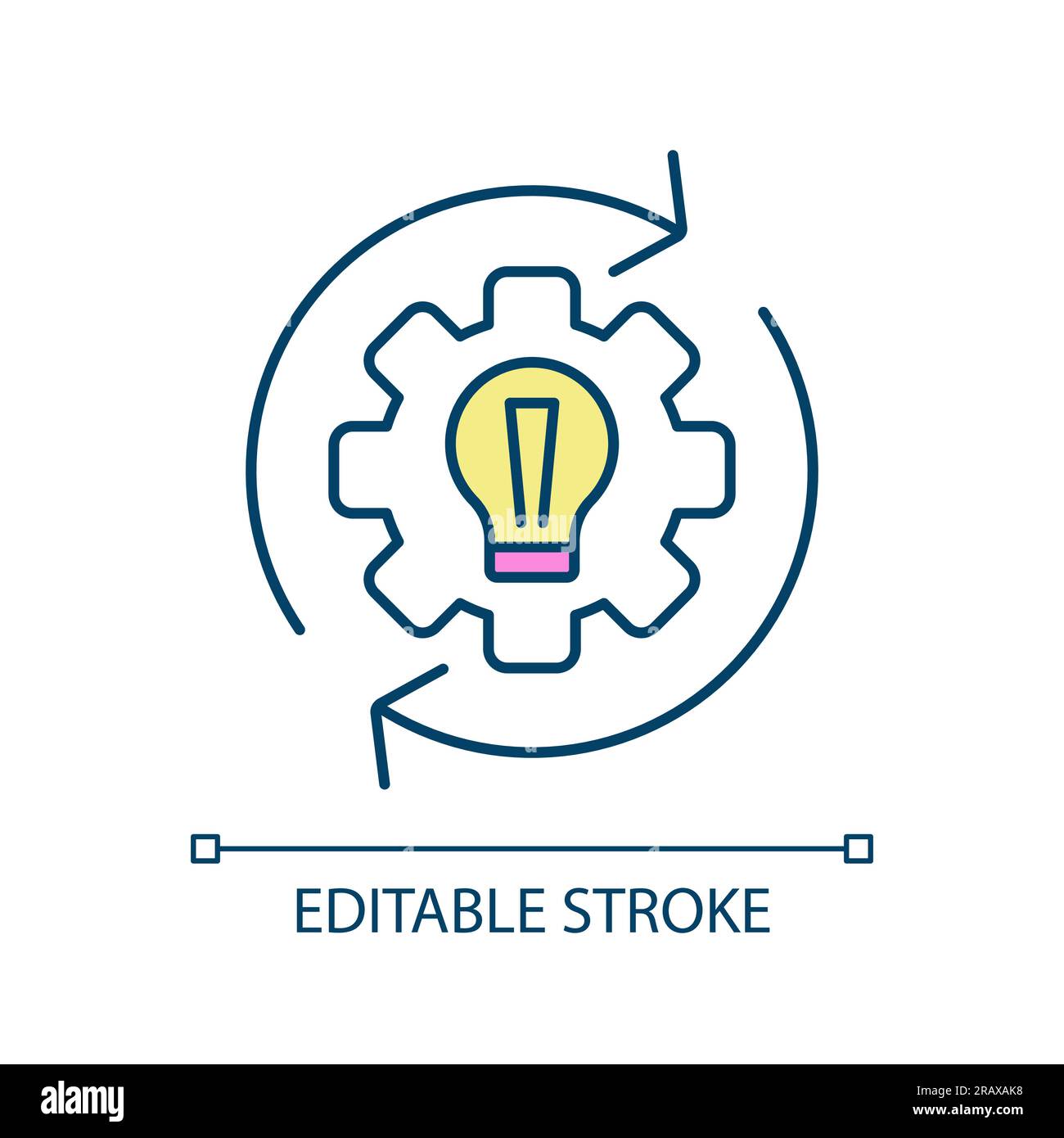 Creative solution RGB color icon Stock Vector Image & Art - Alamy