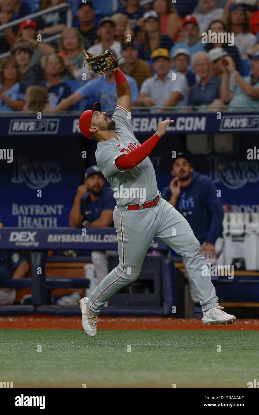 St. Petersburg, FL USA; Philadelphia Phillies first baseman Darick Hall ...