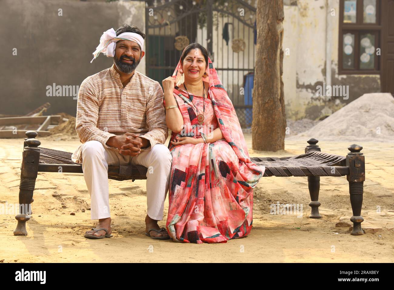 Rural indian village people hi-res stock photography and images - Alamy