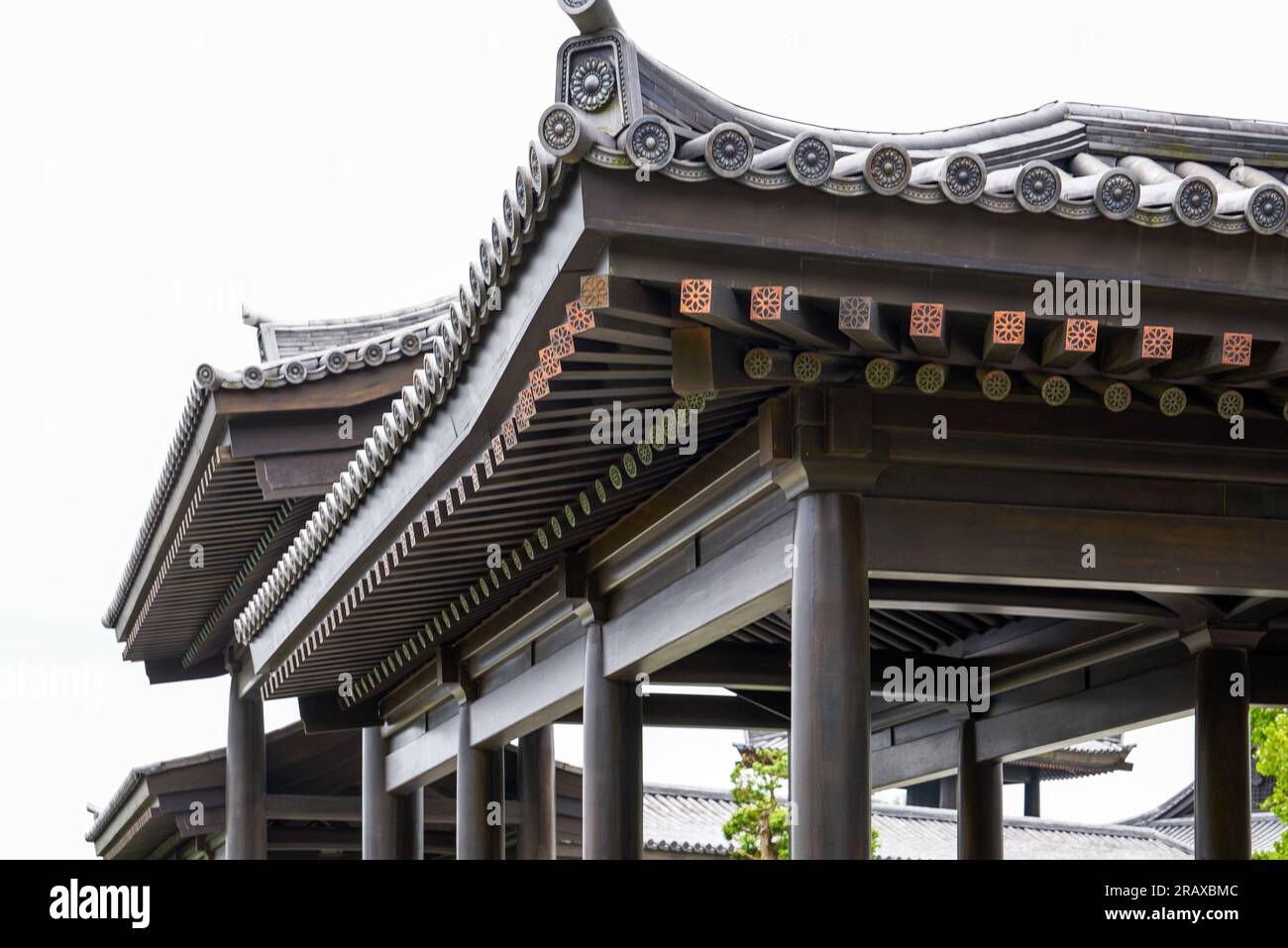 Timber structure Japanese style Tang style architectural temple of Tsz ...